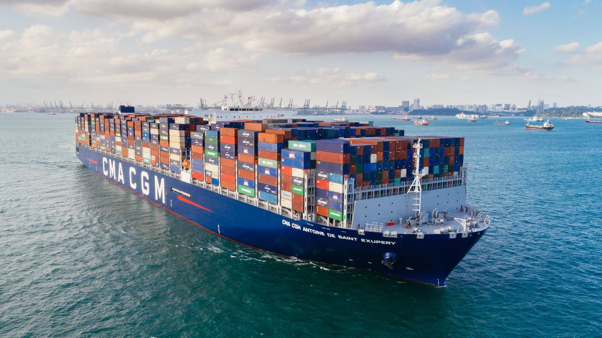 CMA CGM Leader Mondial Du Transport Maritime Multimodal